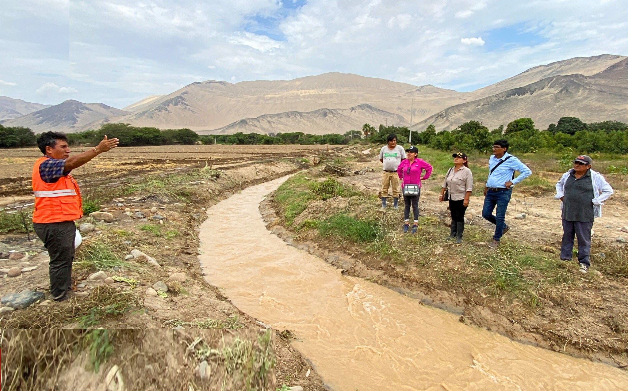 Inspeccionan puntos críticos de los ríos del Valle Las Trancas y Taruga ...